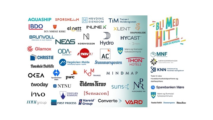Hovedsamarbeidspartner for BLI MED HIT @ Molde Næringsforum (no)